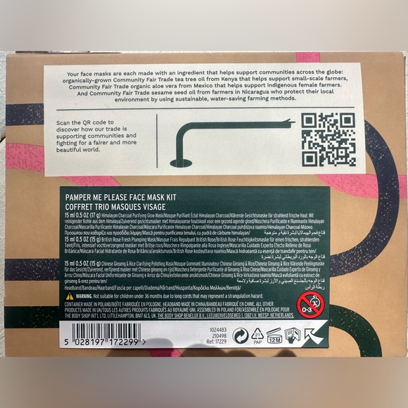 The Body Shop | Skincare | The Body Shop Pamper Me Please Face Mask Kit ...